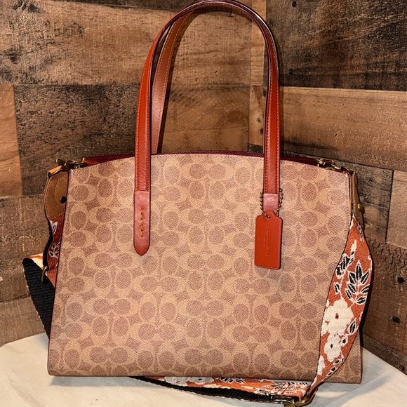 Coach | Bags | Coach 321 Carter Carryall Signature Satchel Purse ...
